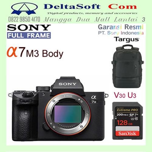Promo Sony Alpha A7iii / A7m3 / ILCE-A7III Body Full Frame - A7III Body ...
