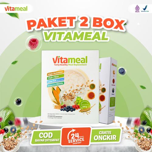Jual VITAMEAL 2 BOX Sereal Multigrain Turunkan Gula Darah Cegah ...