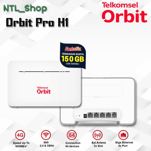 Jual Orbit Pro H1 Modem Router WiFi 4G High Speed-Telkomsel Orbit Pro ...