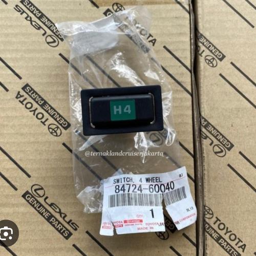 Jual Switch SAKLAR 4 FOUR WHEEL Drive 4WD 84724-60040 ORI LandCruiser ...