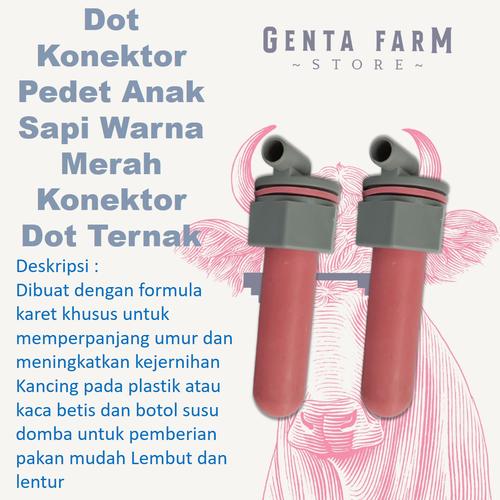 Promo Dot Konektor Pedet Anak Sapi Warna Merah Konektor Dot Ternak ...