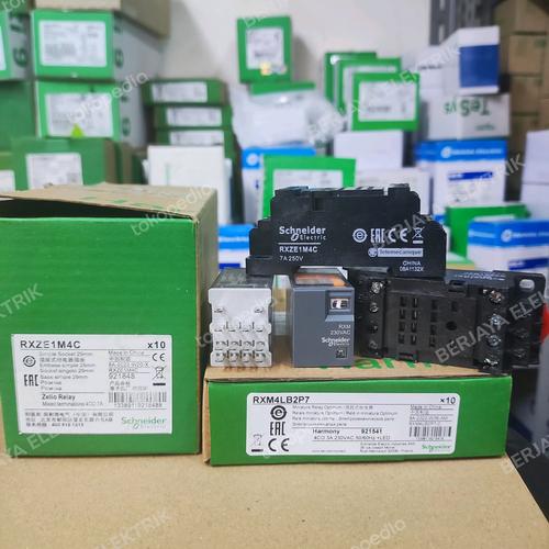 Jual Relay RXM4LB2P7 MY4 LED 230V 3A + Socket 14kaki RXZE1M4C Schneider - Jakarta Pusat ...
