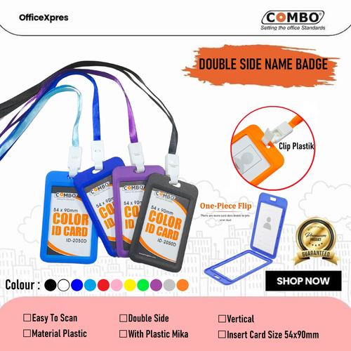 Promo Card Holder / Gantungan Kartu Casing ID Card / Name Tag Colour ...