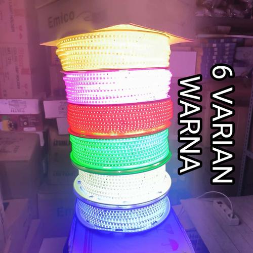 Jual 1 ROLL 100M EMICO LED STRIP LIGHT 2835 120LED/METER IP66 220V 6 ...