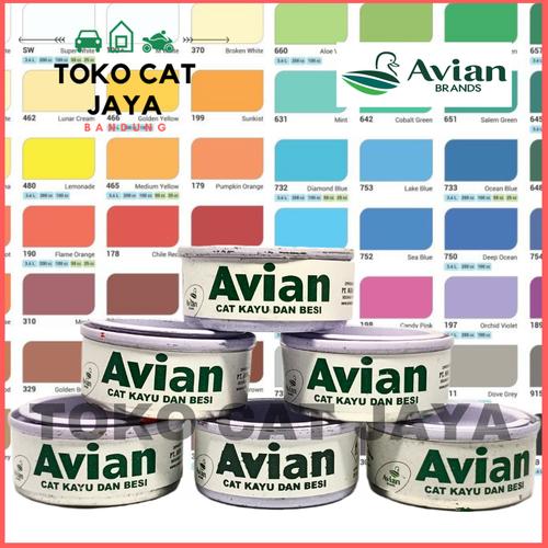 Jual AVIAN Cat Kayu Besi 25cc/25mL Warna lengkap - SW Super White ...