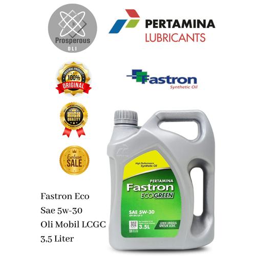 Jual OLI PERTAMINA FASTRON ECO GREEN SAE 5W-30 - 3,5 Liter | OLI LCGC ...