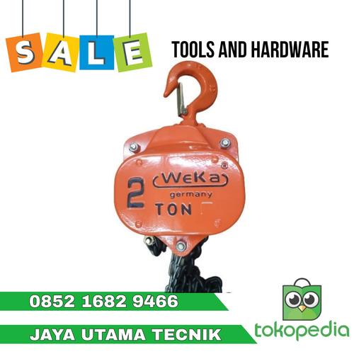 Jual Takel 2ton x 5 meter Heavy Duty Weka - Chain Block 2 ton x 5 meter ...