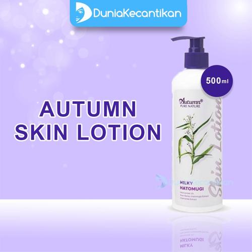 Jual Autumn Milky Hatomugi Skin Lotion - 500ml Whitening Body Lotion ...