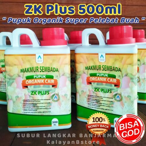 Jual Pupuk Organik Cair ZK Plus, Pupuk Kalium Spesialis Buah & Umbi 500 ...