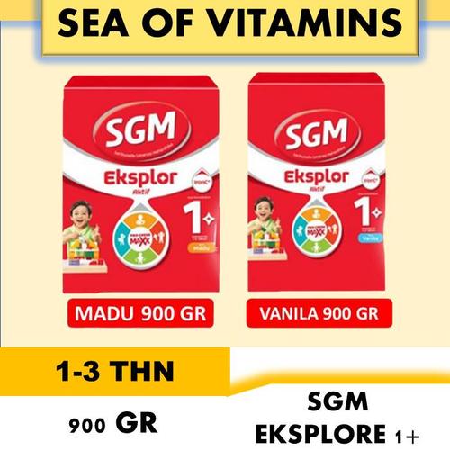 Jual SGM EKSPLOR 1 PLUS 900GR - SUSU PERTUMBUHAN (1-3 THN) - MADU 900 ...