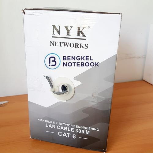Jual Kabel LAN UTP CAT6 CAT 6 NYK 1 Box Roll Dus 305 Meter 305M Abu ...