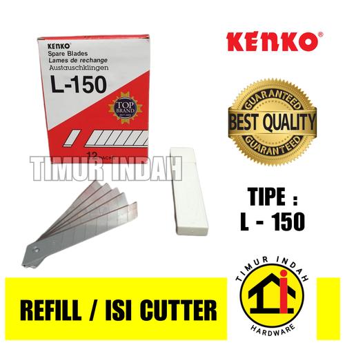 Jual REFILL isi Cutter BESAR KENKO L150 / Isi Silet Kenko L150 - Kota ...