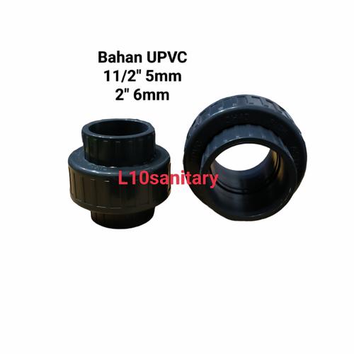 Jual Watermur Pipa PVC / Water mur Drat Sambungan Pipa Polos 11/2" 2 ...