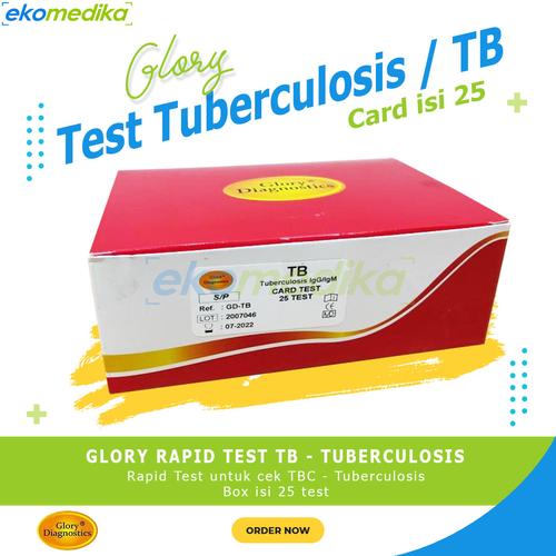 Jual Rapid Test TBC Tuberculosis igg igm 25 Test Card Glory TB Serum ...