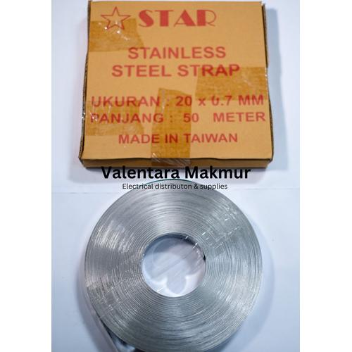 Jual Stainless Steel Strap Band Strap Plat Roll Telkom PLN - Kota ...