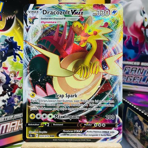 Jual Dracozolt Vmax V max Kartu pokemon indonesia tcg card - Kota ...