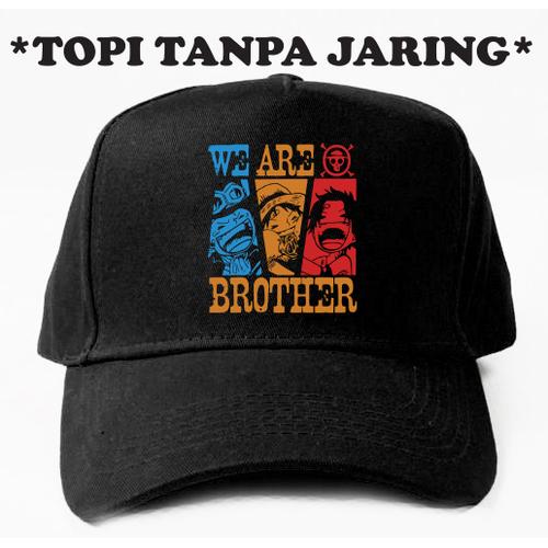 Jual Topi Baseball Luffy Ace Sabo One Piece We Are Brother - Jakarta ...