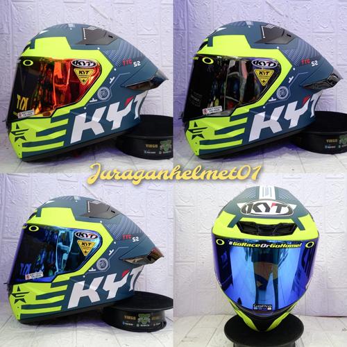 Jual HELM KYT TT COURSE MOTIF FUSELAGE MATT YELLOW PAKET GANTENG|KYT TTC - standar fus.rd, M ...