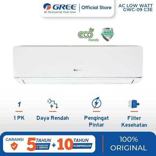 Jual AC GREE GWC-09C3E 1PK DELUXE LOW WATT NEW SERIES - Unit Only ...