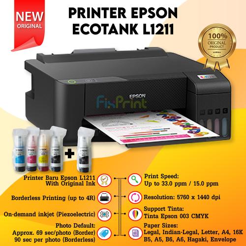Jual Printer L1110 L 1110 Eco Tank Ink Tank Printer Epson Garansi Resmi ...