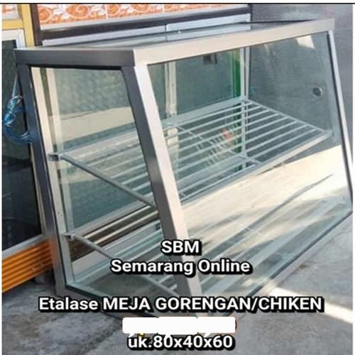 Jual ETALASE KACA MEJA GORENGAN/ ETALASE CHICKEN - Kota Semarang ...