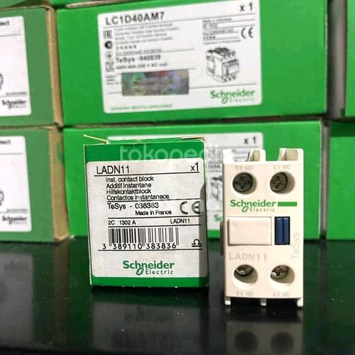 Jual LADN11 AUXILIARY Schneider 1NO 1NC Kontak Bantu Kontaktor ...