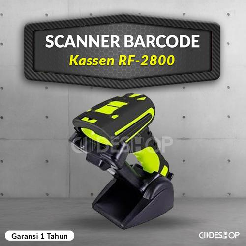 Jual Scanner Barcode Kassen RF-2800 RF 2800 Wireless 2D Handheld ...