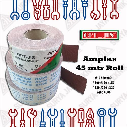 Jual OPT JIS Amplas Roll 45mtr 2 Inch - 50mm Grid 150 240 320 400 600 ...