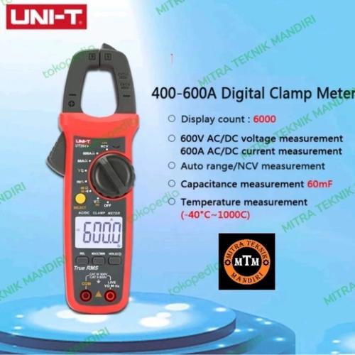 Jual ALAT UKUR DIGITAL CLAMP METER AC-DC TANG AMPERE MULTIMETER UNIT -T ...