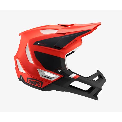 Jual Helmet 100% Trajecta Cargo Fluo Red Fidlock / Helmet fullface - M ...