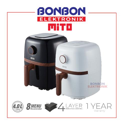 Promo Mito Digital Air Fryer Black Wood AF5 4L 800 watt / AF5 Happy Fry - Putih Cicil 0% 3x ...