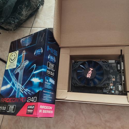 Jual his amd radeon r7 240 icooler 28db 2gb ddr5 d5 vga fullset likenew ...