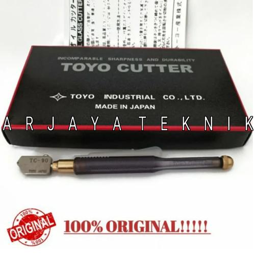 Jual 1 SET TOYO GLASS CUTTER TC 90 ALAT POTONG KACA ORIGINAL MADE IN ...