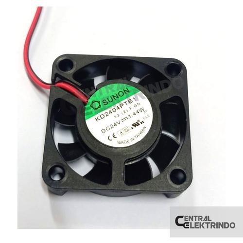 Jual Fan Dc 24v 4x4cm| Kipas Dc 24Volt 4cm Cooling Fan Konektor 2 pin ...