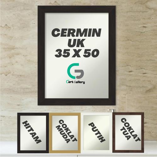 Jual Cermin Dinding Dekorasi Rumah Toilet Minimalis Frame Warna 35x50cm ...
