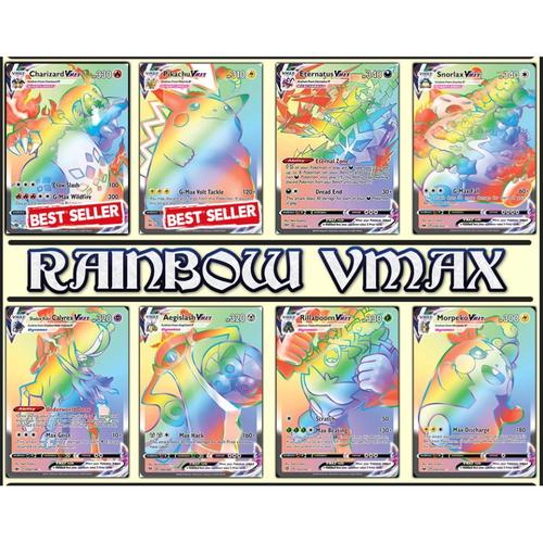 Jual KARTU POKEMON TCG RAINBOW VMAX HOLOGRAM ENGLISH VERSION PART 2 ...