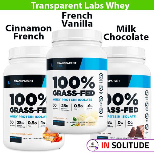 Jual Transparent Labs Whey Protein Isolate 1kg 100% Grass-Fed 2lb ...