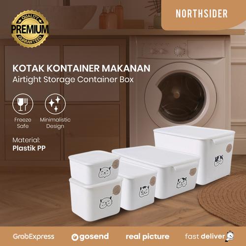 Jual kotak kontainer makanan airtight storage container serbaguna hs ...