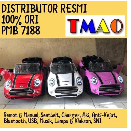 Jual Mobil Listrik Anak + Mobil Anak + Mainan Remote MINI COOPER 7188 ...