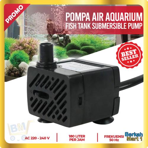 Jual Pompa Air Aquarium Submersible Pump Fish Tank 3W Pompa water ...