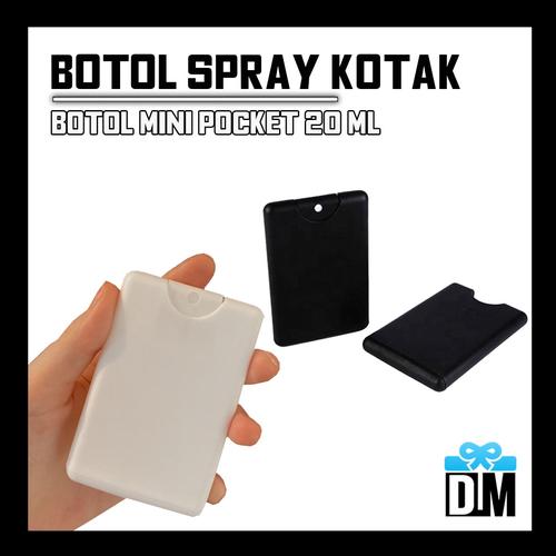 Jual Botol Spray Parfum Kotak Pocket Kantong Tipis Pipih Gepeng Kartu ...