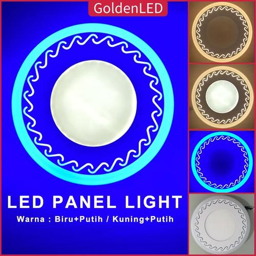Jual Golden LED LAMPU DOWNLIGHT LED 2 WARNA DOWNLIGHT PANEL LIGHT - 12W ...