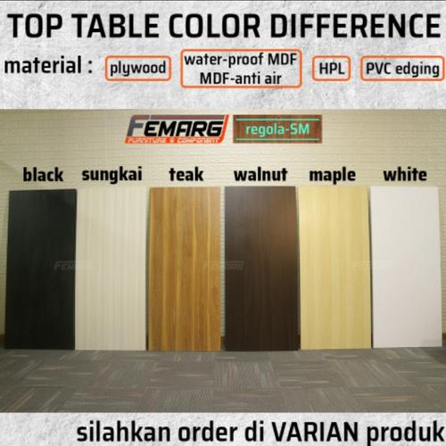 Jual [DC] TOP TABLE - Daun MEJA Gaming / Kantor / MDF/PLYWOOD HPL ...