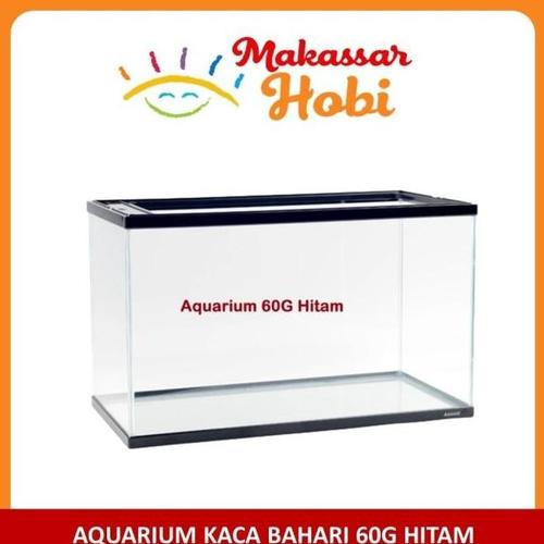 Jual Aquarium Kaca Bahari 60G 60 G Kotak Tank Ikan Aquascape Akuarium ...