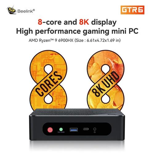 Jual Mini PC Beelink GTR6 AMD Ryzen 9 6900HX 32GB/500GB 8Core 8K Win 11 Pro - Jakarta Barat ...