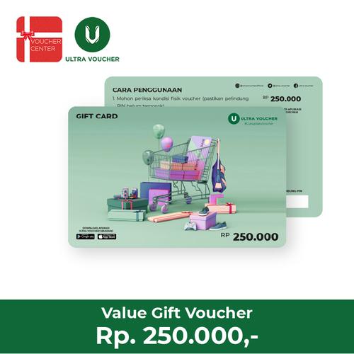 Promo Voucher UVGC NO PIN Nominal Rp. 250.000 - Jakarta Selatan - Ultra Voucher Mall | Tokopedia
