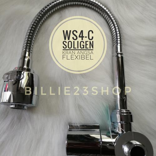 Jual Kran Angsa Flexible Soligen WS4/Kran Cuci Piring - White - Kab ...