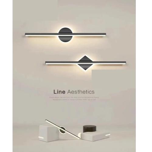 Jual Lampu dinding Strip led panjang Hias Cermin dinding - B 60cm Hitam ...