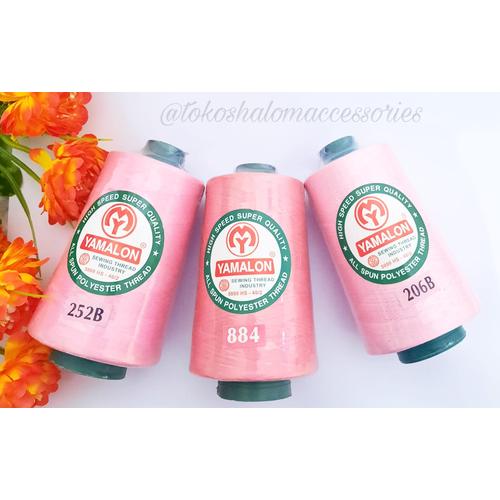 Jual Benang Jahit Besar YAMALON 500/ benang yamalon 5000 yard - PINK ...