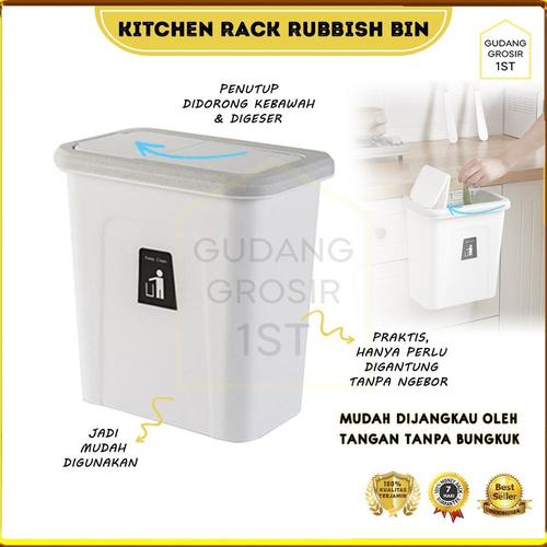 Jual Tong Sampah Gantung | Kitchen rack rubbish bin | Tong Sampah ...